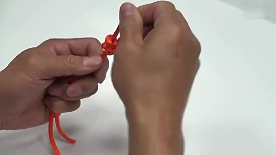 绳结系法教学视频 纽扣结打法