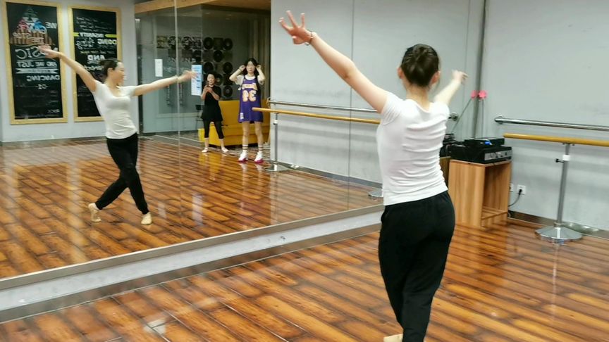 《归去来兮》古典舞片段镜面分解教学青岛帝一舞蹈市北店