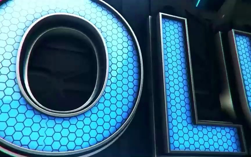 E3D插件制作高科技全息HUD屏幕翻转动画AE模板