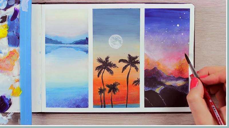 非常好学的水彩绘画视频教程,想学画画的朋友看过来!