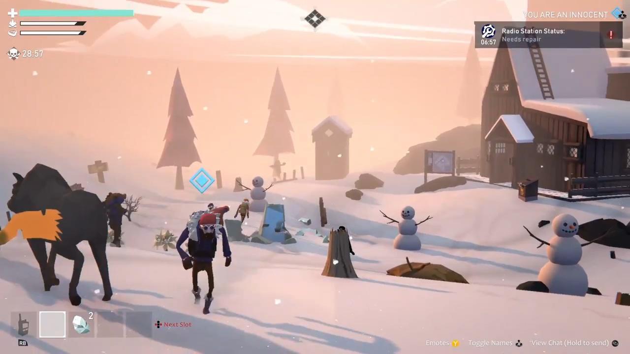 狼人杀多人生存游戏《冬日计划》即将登陆家用机