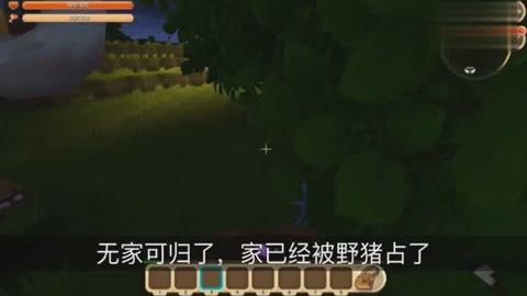 迷你世界,妮妮无家可归,家里也很危险,这是很困难的时候