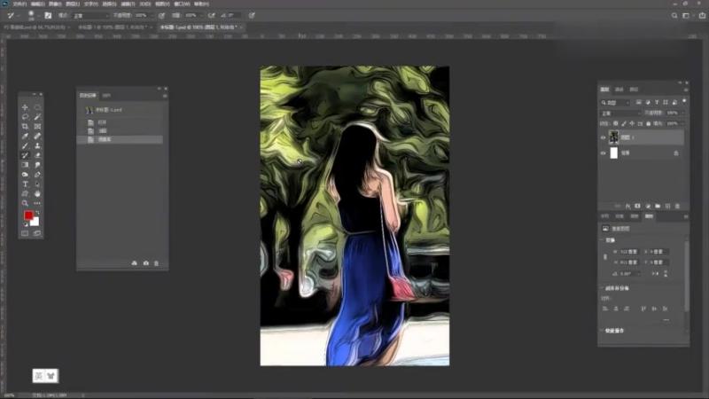 PS 零基础入门(第139课):历史记录画笔,历史记录艺术画笔