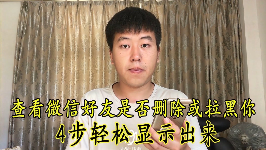 微信好友是否删除或拉黑你?打开这个功能,4步直接显示出来