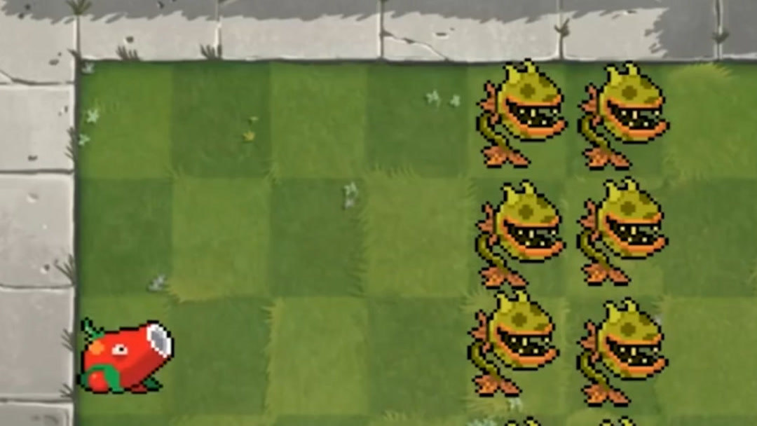 【植物大战僵尸】像素版植物游戏