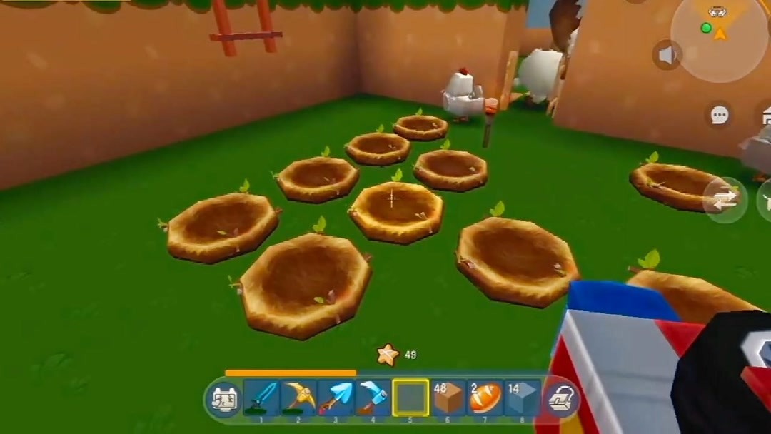 半仙迷你世界带妹生存21:半仙送化石龙喽,太突然兔美美被坑也开