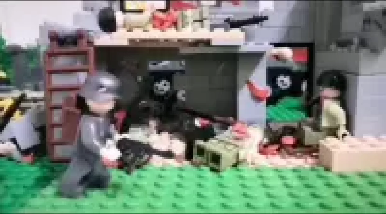 Humor工作室:国产积木定格二战动画 德美战争