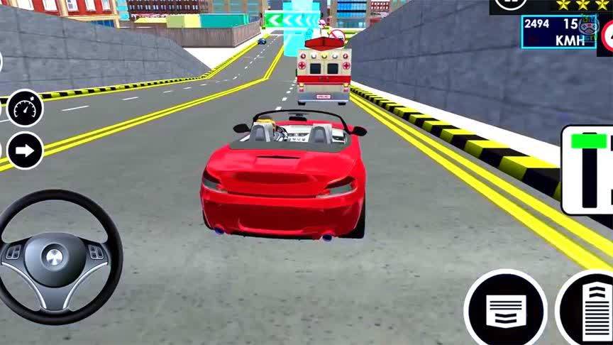 少儿│创意宝马Z4敞篷汽车驾驶模拟游戏,汽车驾校-Android游戏