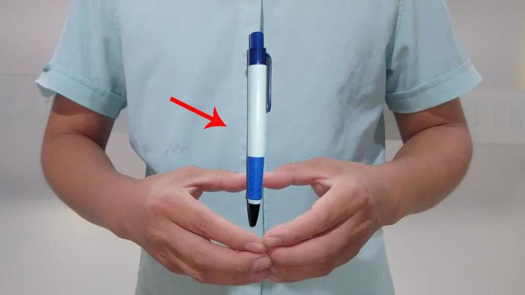 会自动上升的圆珠笔,我在办公室骗过了所有同事的魔术,妙懂原理