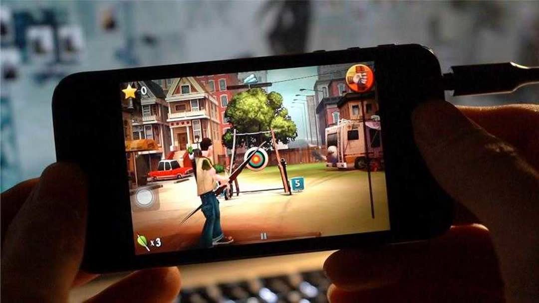 iOS上的绝版游戏-Split Apple射苹果-使用原生iOS5的iPhone4s运行