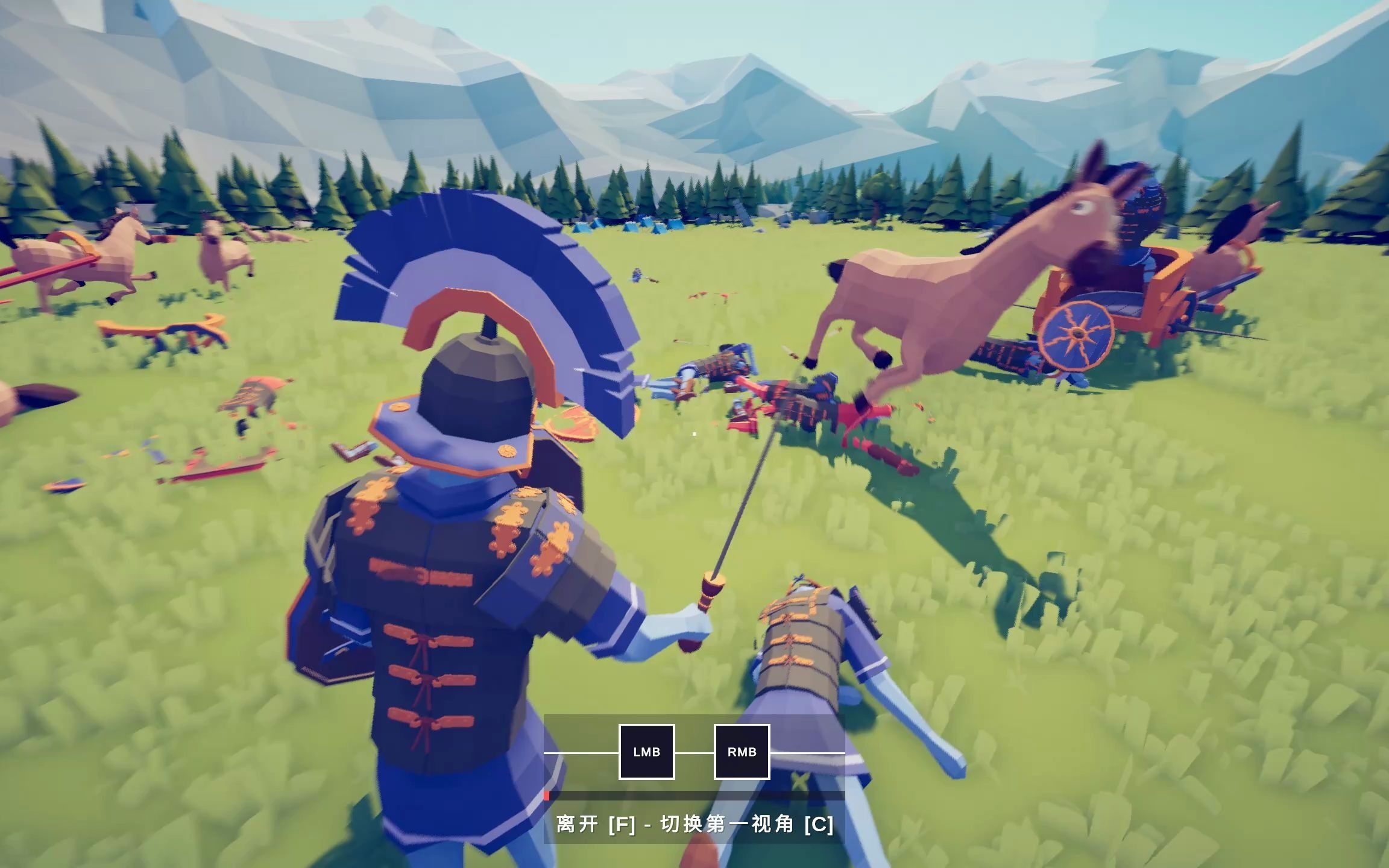 【全面战争模拟器】战车大战