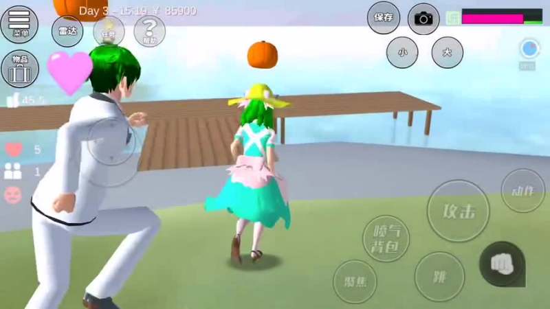 樱花校园模拟器:和男友发现神秘小岛 这小木屋里有什么呢?