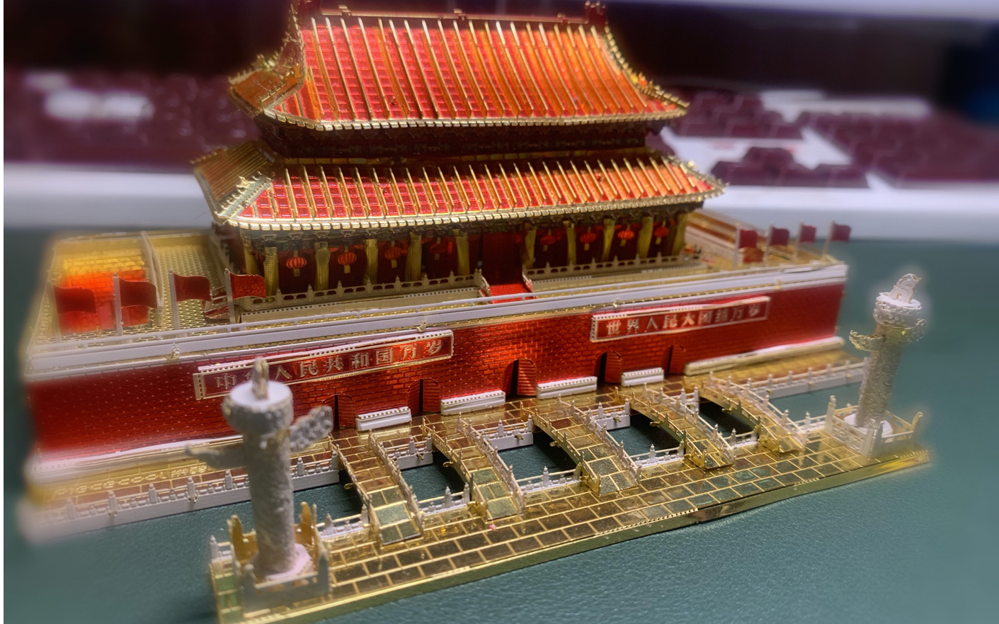 金属模型之天安门