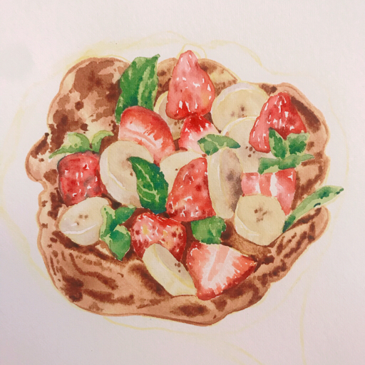 慢吃漫游慢慢画 