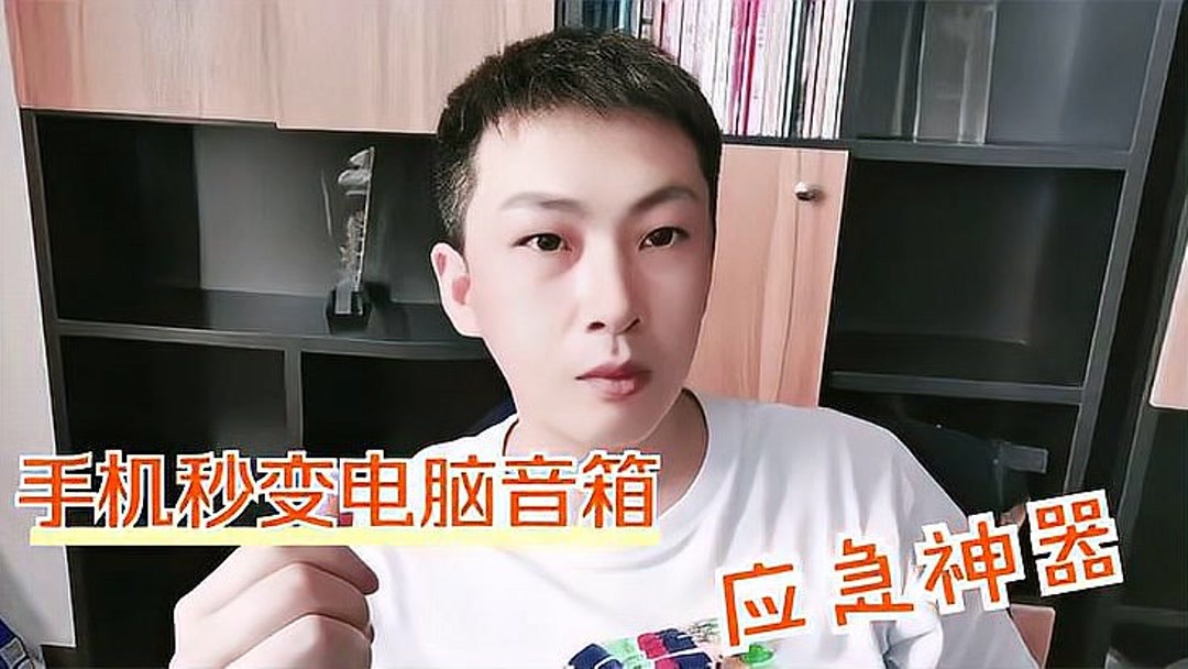 手机可以秒变电脑音箱,用来应急非常不错,你学废了吗?
