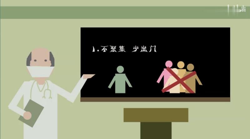 防疫新冠病毒丨flash小动画丨结课作业