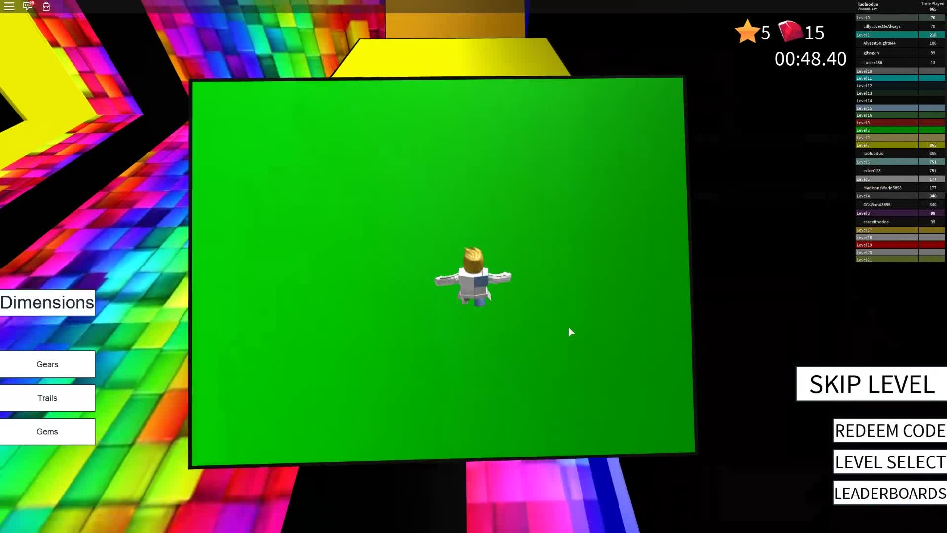 Roblox速度跑酷模拟器!飞跃巅峰成为闪电侠狂奔?咯咯多解说