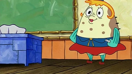 海绵宝宝 派大星第一天上学自我介绍, 泡芙老师 又是一个天才(2)