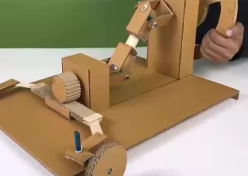 汽车转向玩具模型的制作方法,简单又好玩!