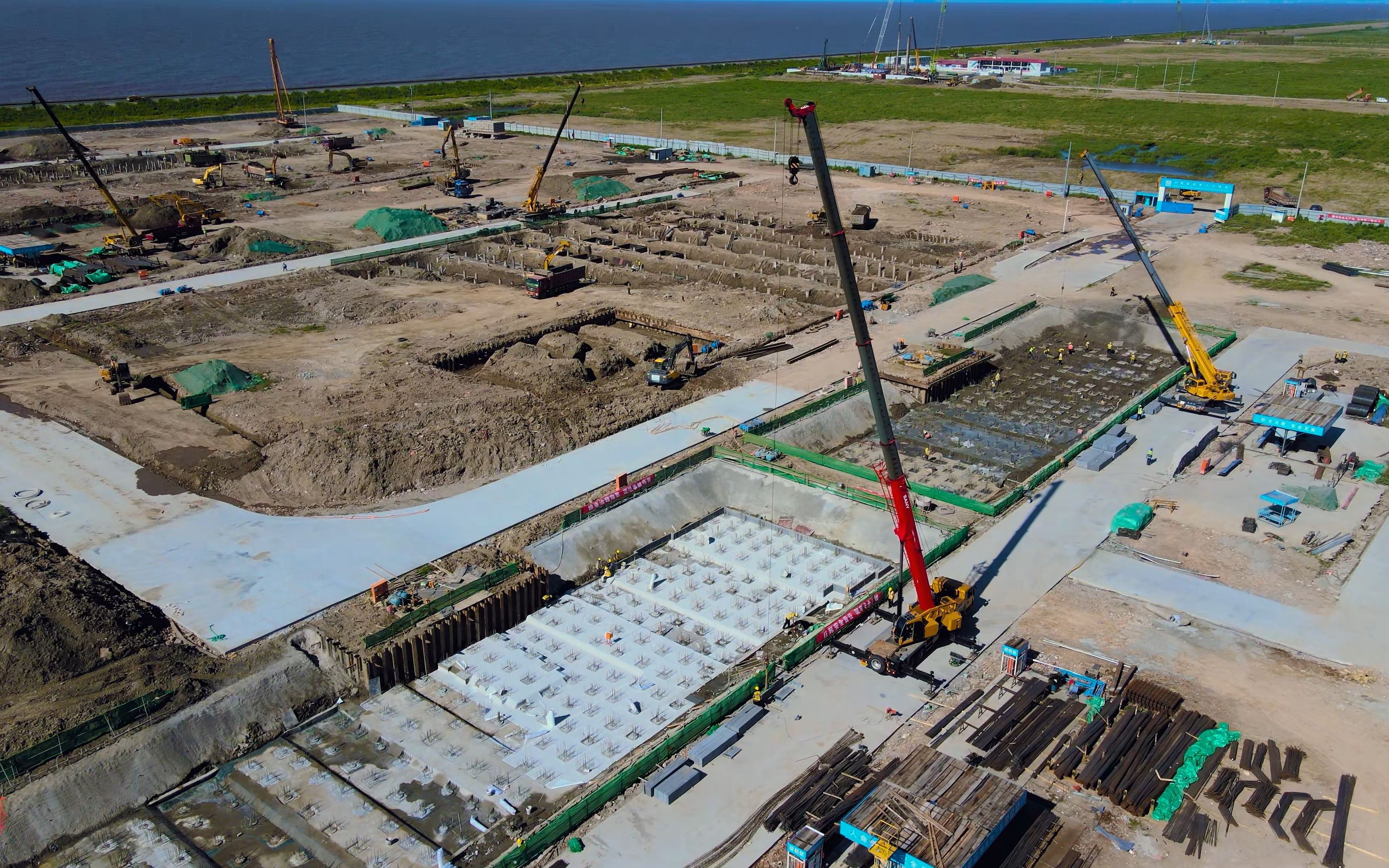 【宁德时代.4K】宁德时代(上海)工厂建设加快步伐 疫情后的加速 JULY....