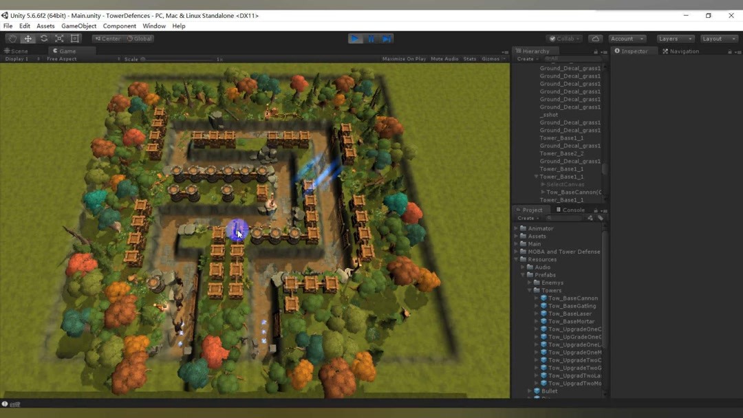 unity制作塔防游戏塔防10-炮塔的攻击制作