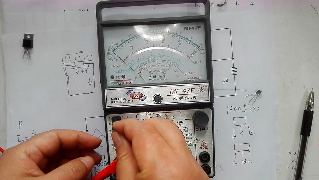 分享一个书本上没有的经验方法:三极管放大倍数测量,学会很实用