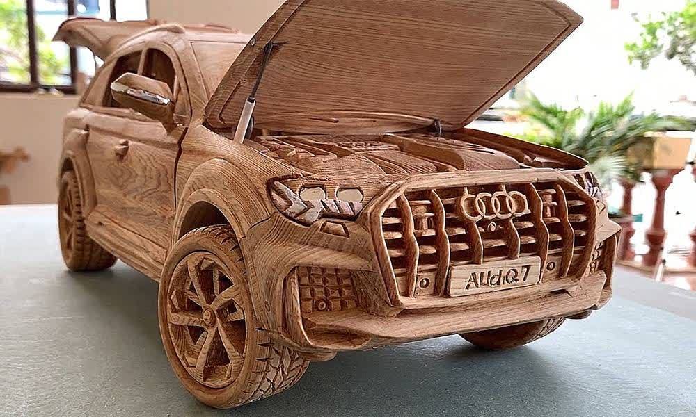 一辆汽车模型,硬是让他做成我买不起的样子