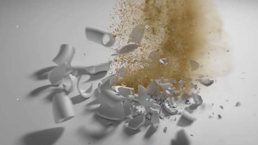 C4D破碎动画教学+AE后期合成,一节课带你走进影视后期的世界