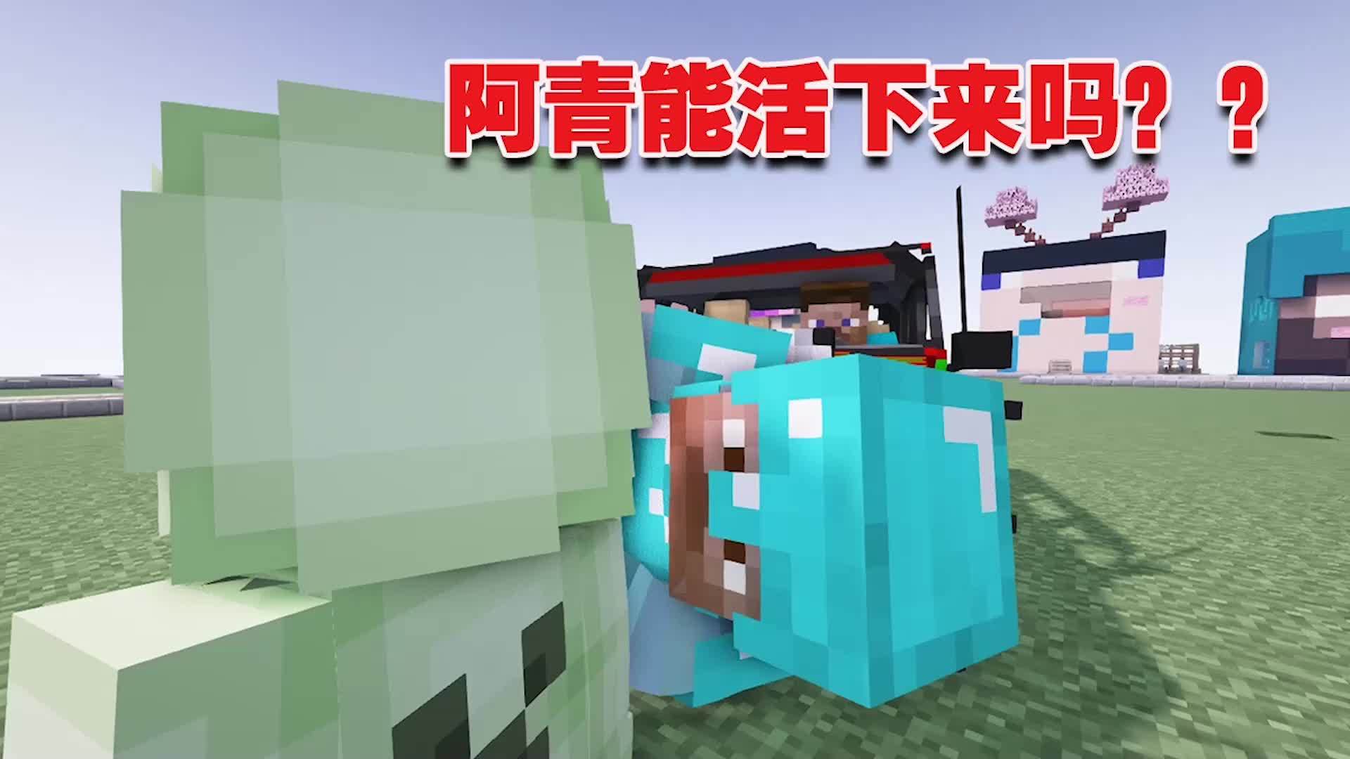 我的世界:失忆的怕怕,一场车祸,阿青为救怕怕命悬一线?