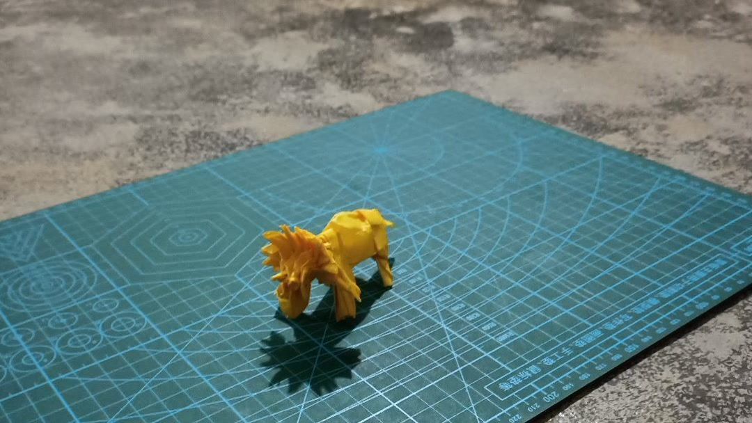 折纸教程,三角龙
