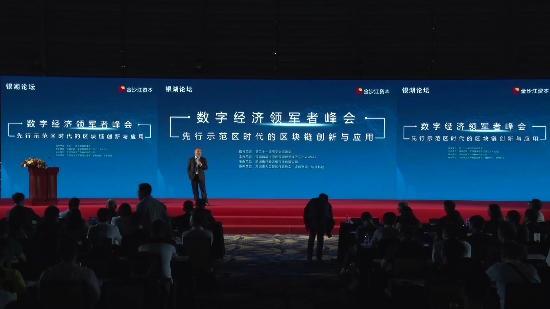 银湖论坛数字经济领军者峰会 向松祚 区块链主题演讲