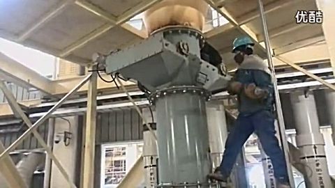 电厂料仓仓壁振动器安装效果对比_高清