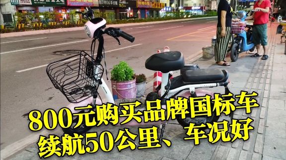 顾客800元购买品牌国标车,车况不错,续航50公里,看值不值