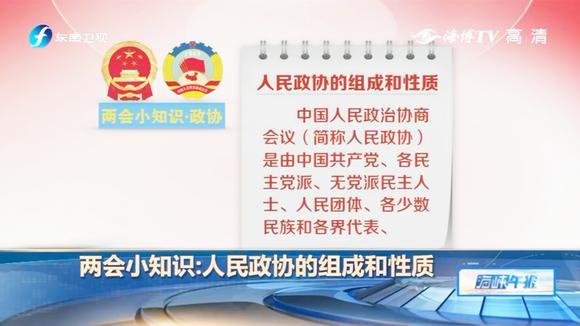 两会进行时,你知道人民政协的组成部分有哪些吗?