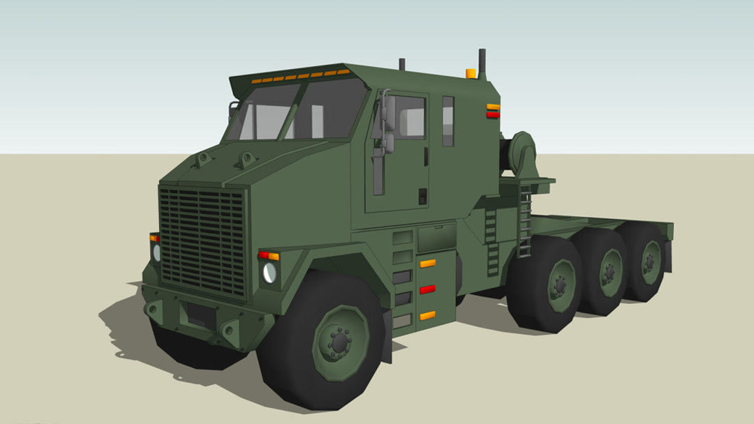 乐乐姐姐拼积木——军用卡车