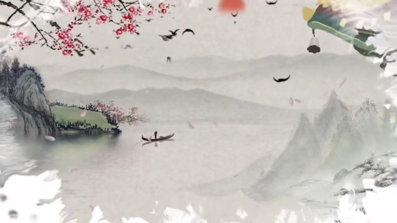 水墨画是中国传统绘画的重要表现形式,孩子们动手完成了水墨渲染画,...