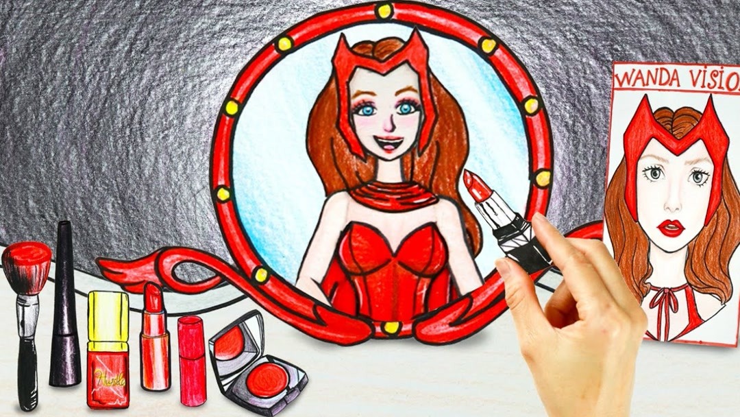 趣味纸动画:芭比娃娃的化妆攻略,喜欢就赶快一起学起来吧!