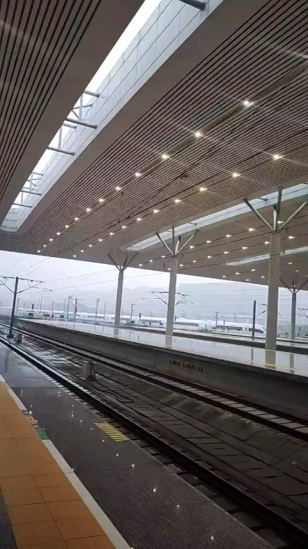 杭州东站月台 #浙江 #杭州 #火车站#