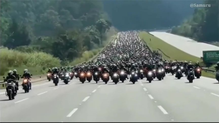 6岁癌症晚期男孩发帖希望看到30个骑手经过他家,两万骑手赴约!