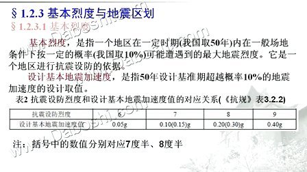 建筑结构抗震设计 视频教程 武汉大学 12讲