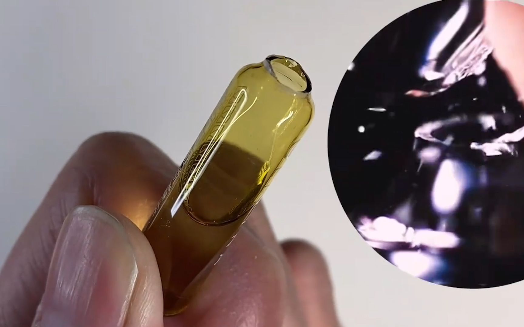 掰断玻璃药瓶会产生碎屑吗?这些碎屑会打进身体里吗?