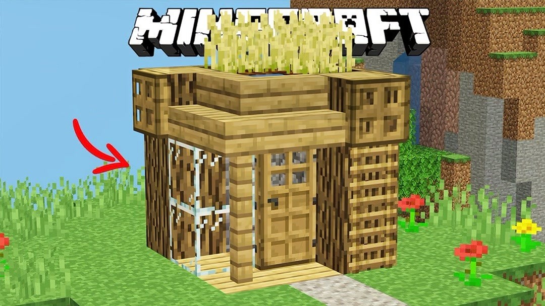 我的世界:简单实用3x3生存小屋,别看它小东西一样不少