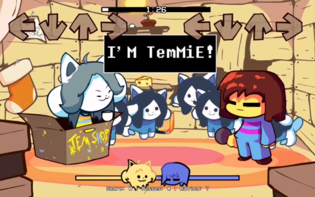 [FNF]Temmie from Undertale Normal模式通关
