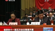 省政协十一届五次会议隆重开幕