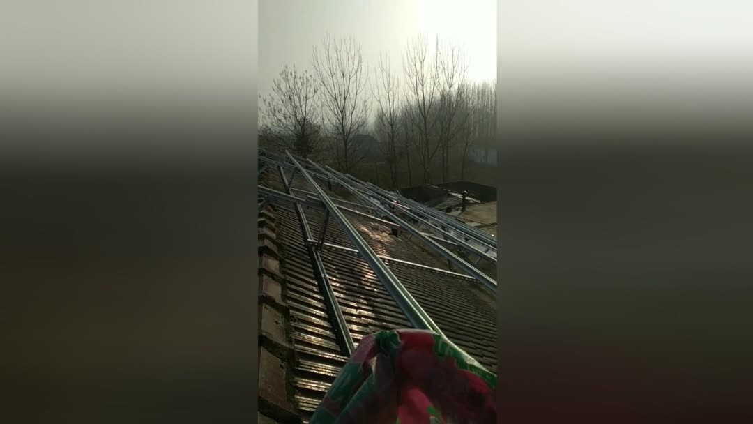 雨过天晴,光伏发电支架安装