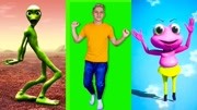 搞笑模仿秀:现实生活中男孩子模仿外星舞蹈,动作搞笑