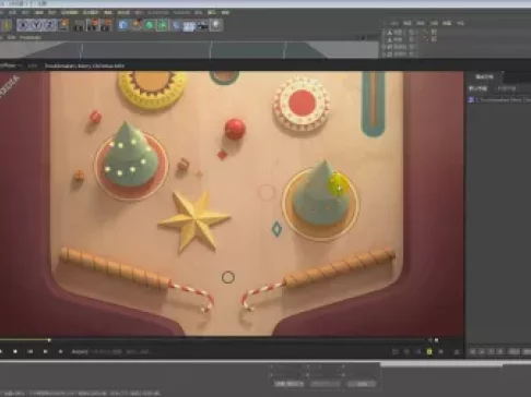 栏目包装C4D三维动画第二个镜头C4D模型制作第二课