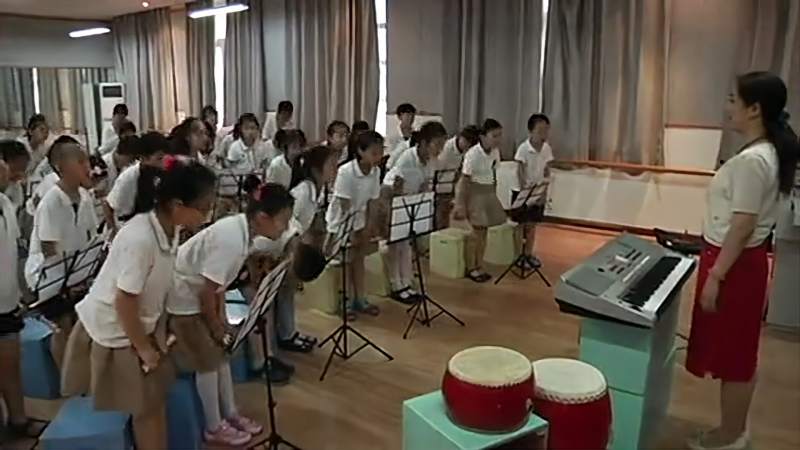 小学音乐优质课视频《4母鸡叫咯咯》[沈维]【市一等奖】优质