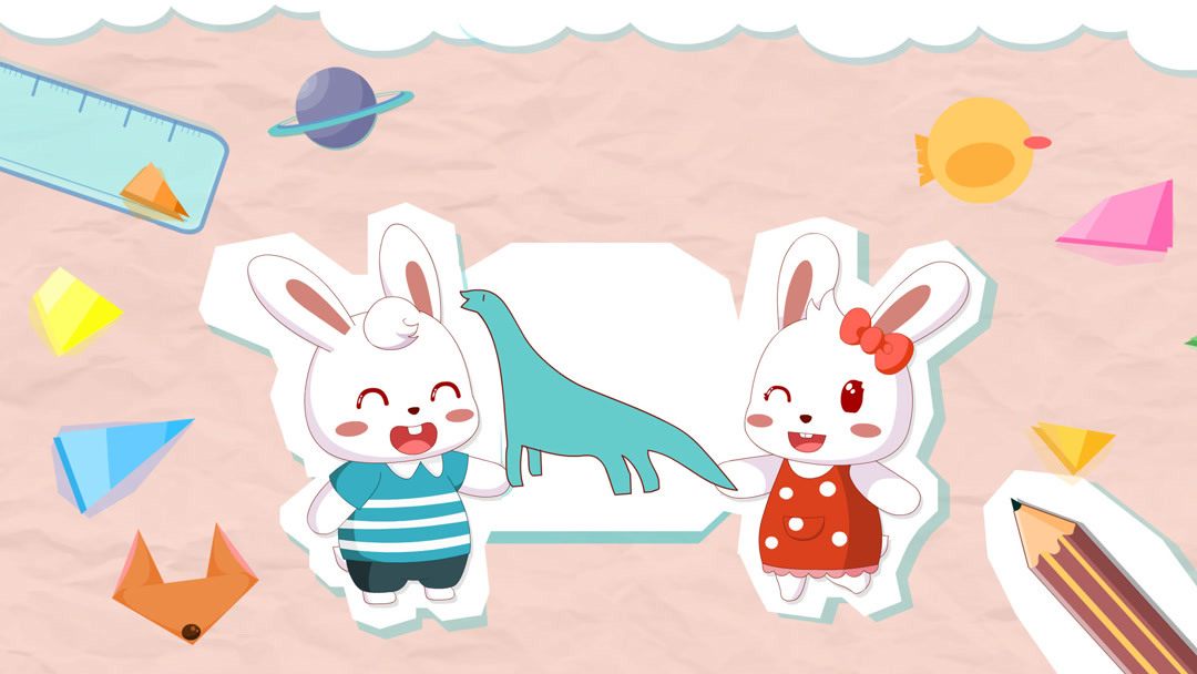 兔小贝手工课堂 第3季 第16集 折腕龙