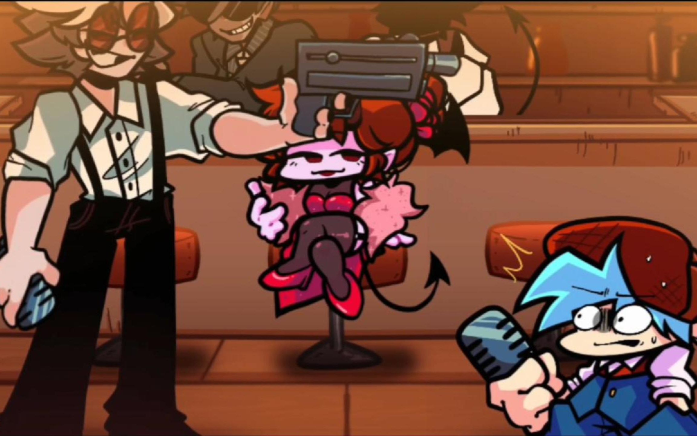 【FNF模组】BF落入怪物黑暗世界,唯一的出路就是说唱!